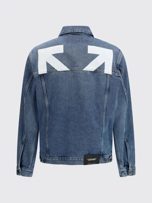 Off-White Denim Jacket - Gnawed Blue