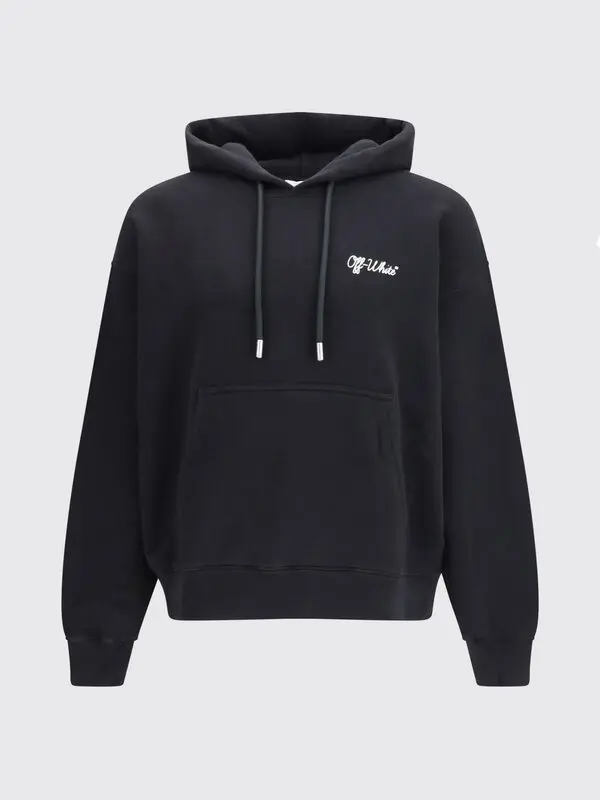 Off-White Cotton Sweatshirt With Logo