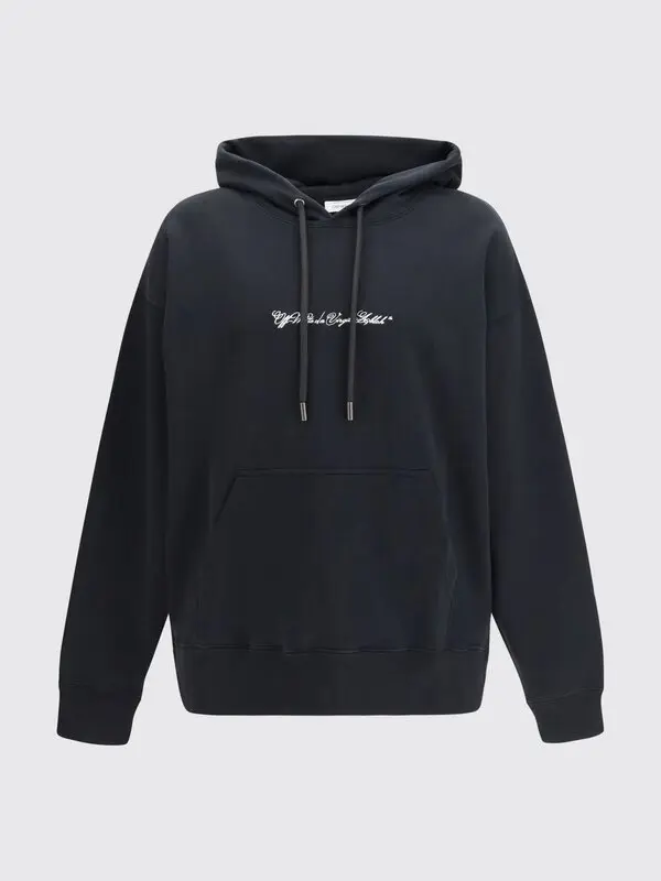 Off-White Embroidered Logo Hoodie