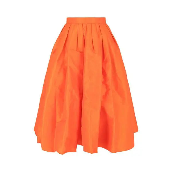 Alexander McQueen Pleated Midi Skirt