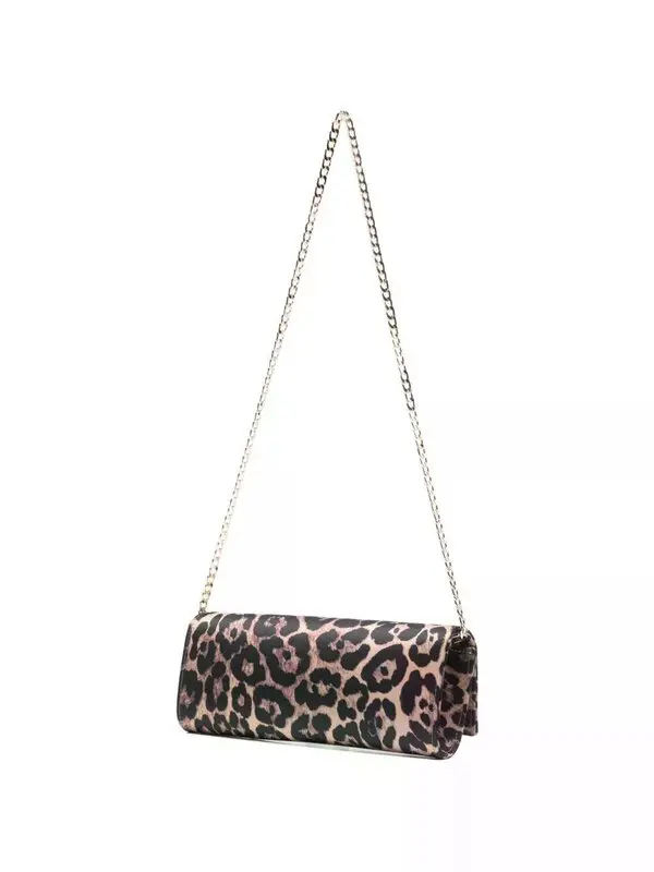 CASTAGNA Animal-print Chain-strap Shoulder Bag - Neutrals