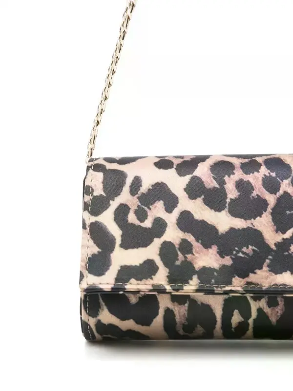 CASTAGNA Animal-print Chain-strap Shoulder Bag - Neutrals