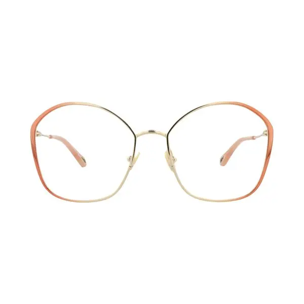 Chloé Square Optical Frames - Tan