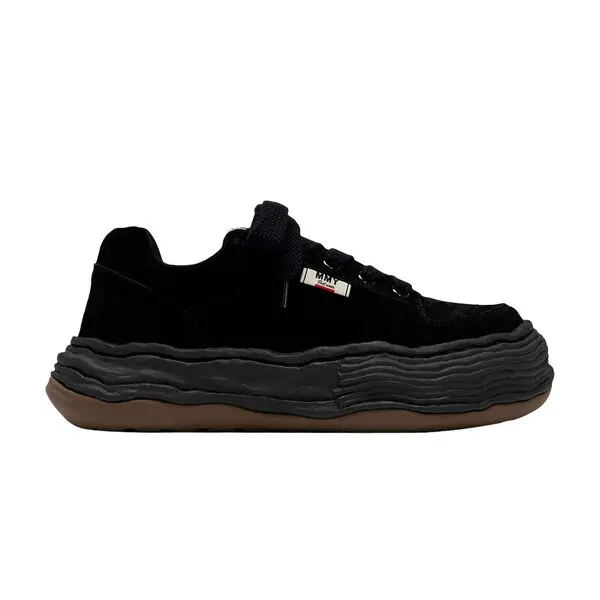 Mihara Yasuhiro Oliver Og Sole Suede Low Sneakers - Black