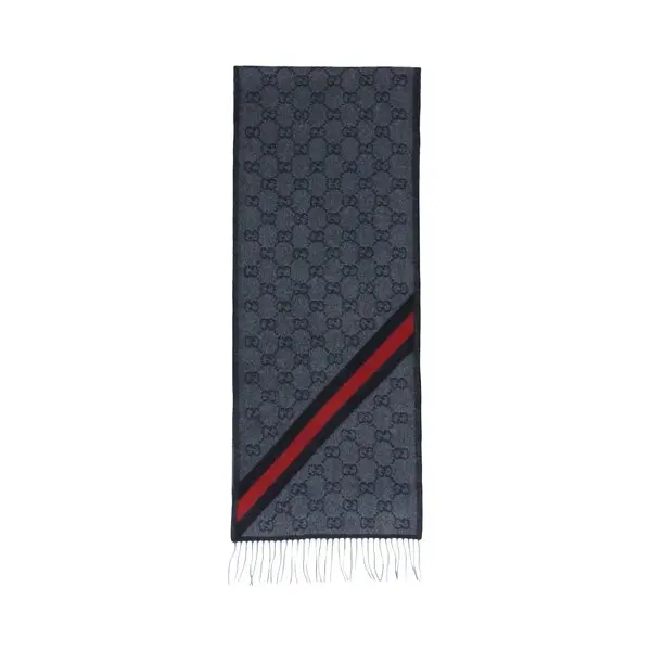 Gucci Nikky Wool Scarf 'midnight - Blue