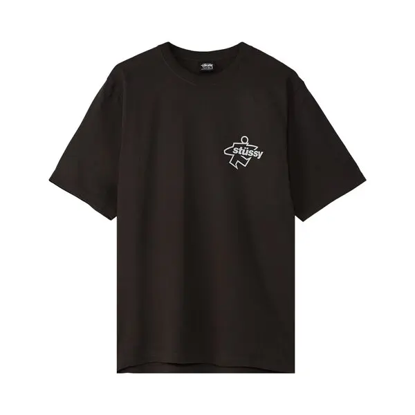 StÜssy Surf Dyed Tee - Black
