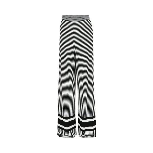 FERRAGAMO Striped Knit Pants