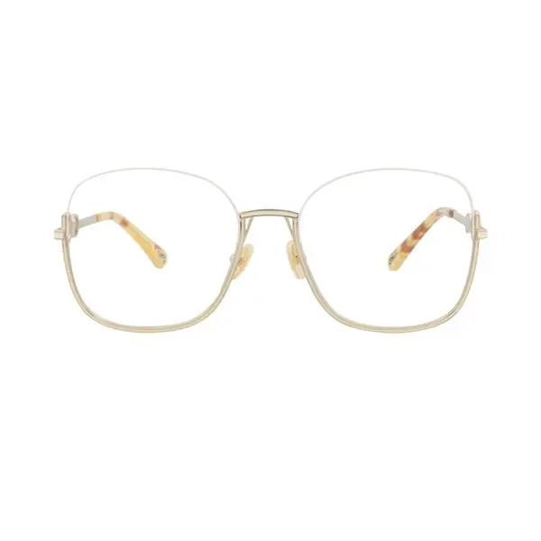 Chloé Square Optical Frames - Gold