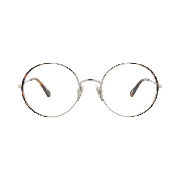 Chloé Round Optical Frames - Silver
