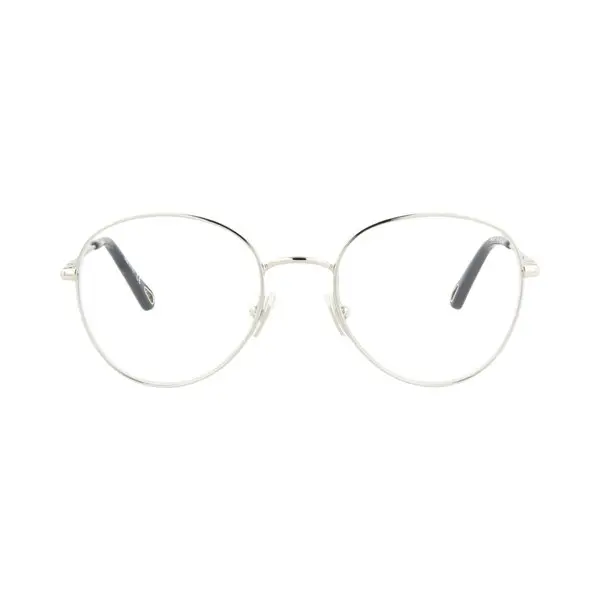 Chloé Round Optical Frames - Silver
