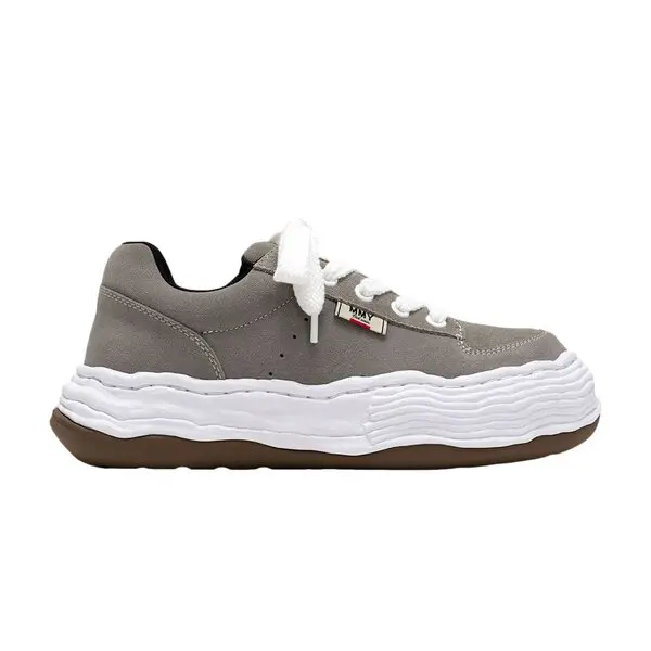 Mihara Yasuhiro Oliver Og Sole Suede Low - Grey