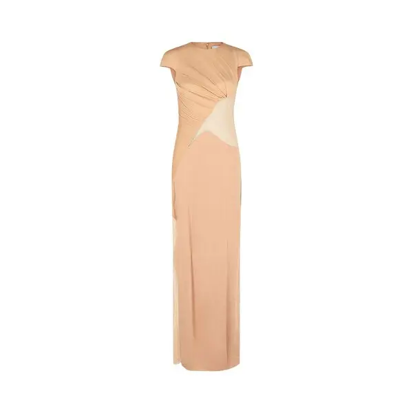 Givenchy Evening Satin Dress With 4g Lace