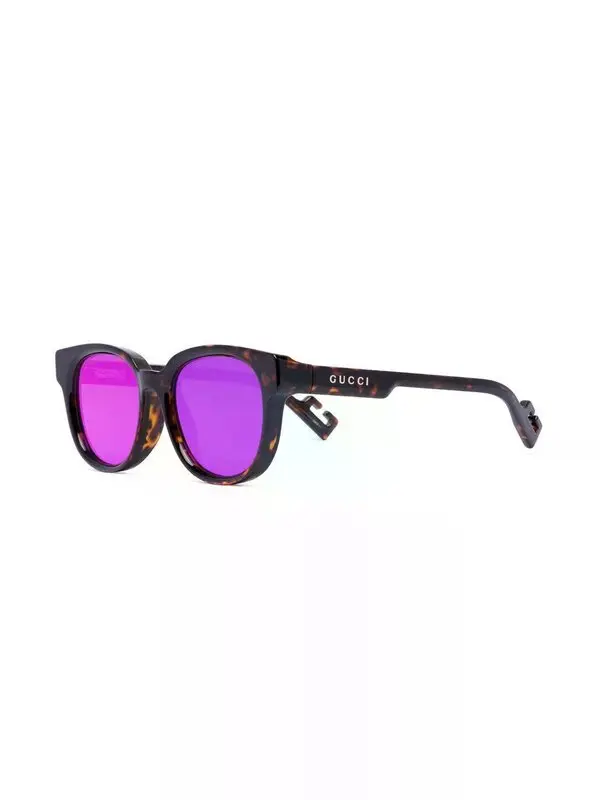 Gucci Mountain Injection Square-frame Sunglasses