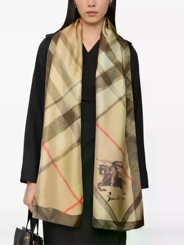 Burberry Watercolour Oblong Scarf