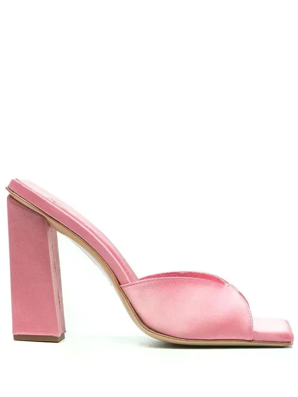GIABORGHINI Rosie 14 Satin Sandals