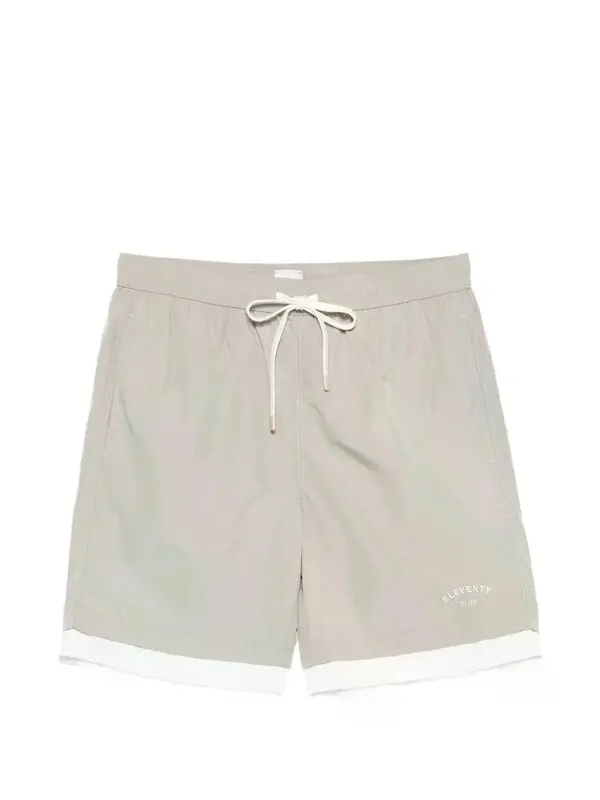 Eleventy Drawstring Swim Shorts - Grey