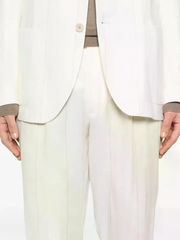 Eleventy Pinstripe-pattern Suit - Neutrals
