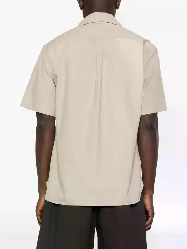 Eleventy Pocket Cotton Shirt - Neutrals