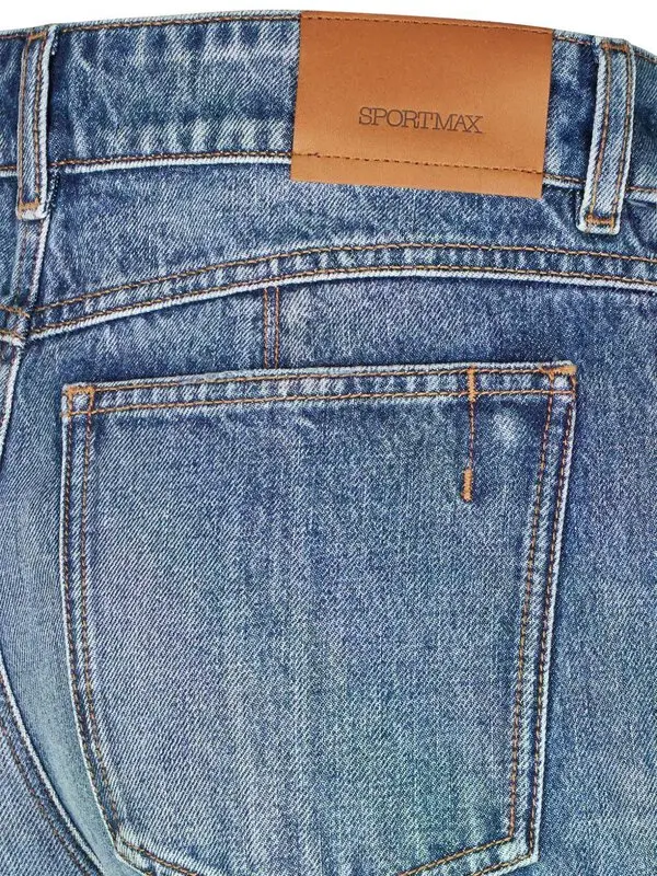 Sportmax Split-back Denim Jeans
