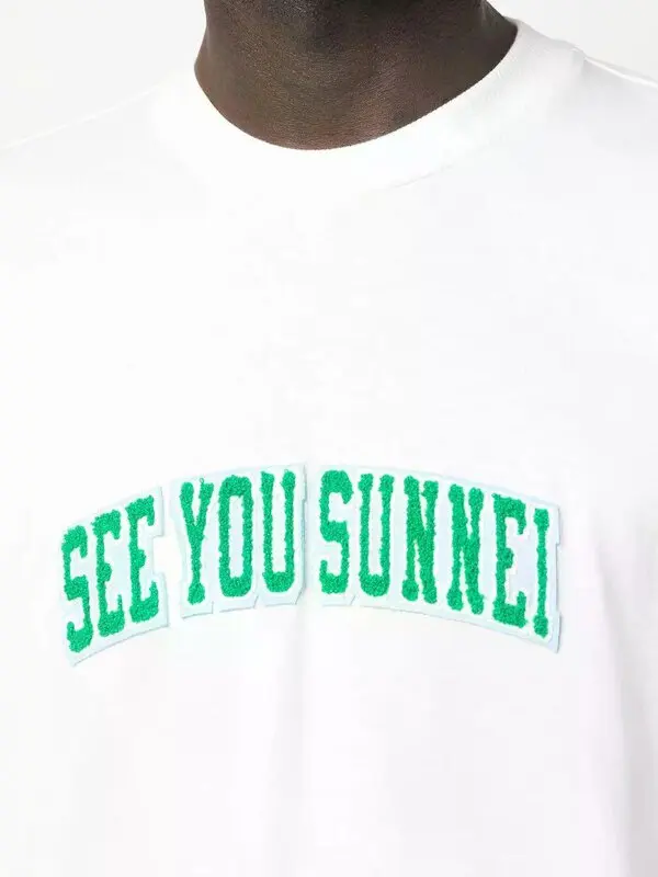 Sunnei Logo-patch Short-sleeved T-shirt
