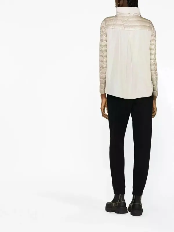 Herno Padded Zip-fastening Jacket - Neutrals