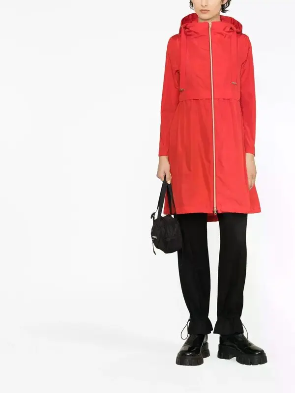 Herno Techno Taffeta Drawstring-hood Parka
