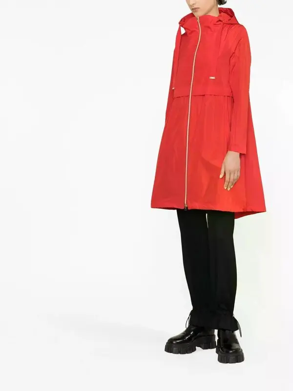 Herno Techno Taffeta Drawstring-hood Parka