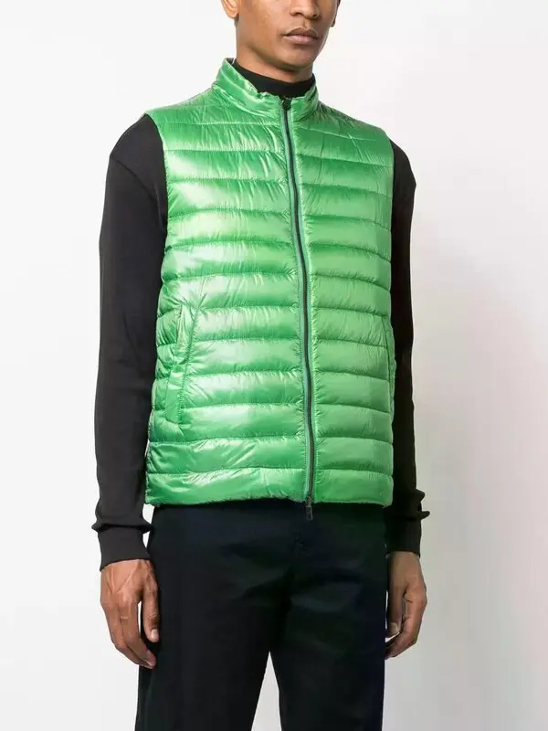 Herno Quilted Reversible Down Gilet - Green