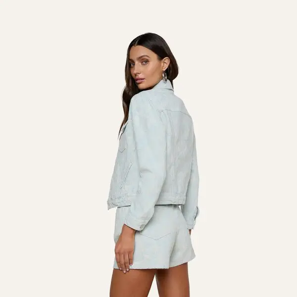 L'Agence Maven Jacket - Cloud Damask