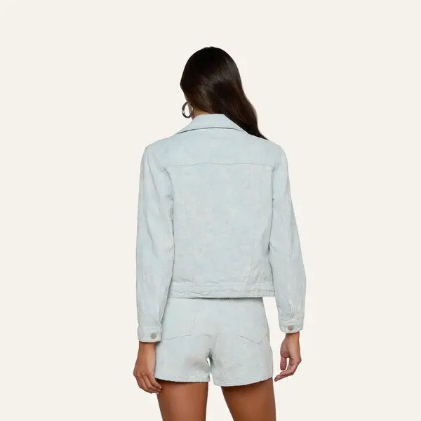 L'Agence Maven Jacket - Cloud Damask