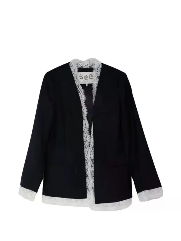 Sea Fiora Lace Trim Blazer