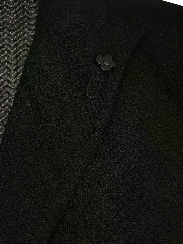 LARDINI Double-breasted Blazer - Black