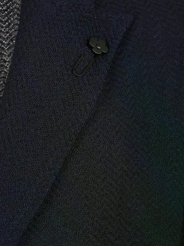 LARDINI Double-breasted Cotton Blazer