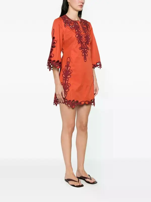 Antik Batik Deva Cut-out Mini Dress