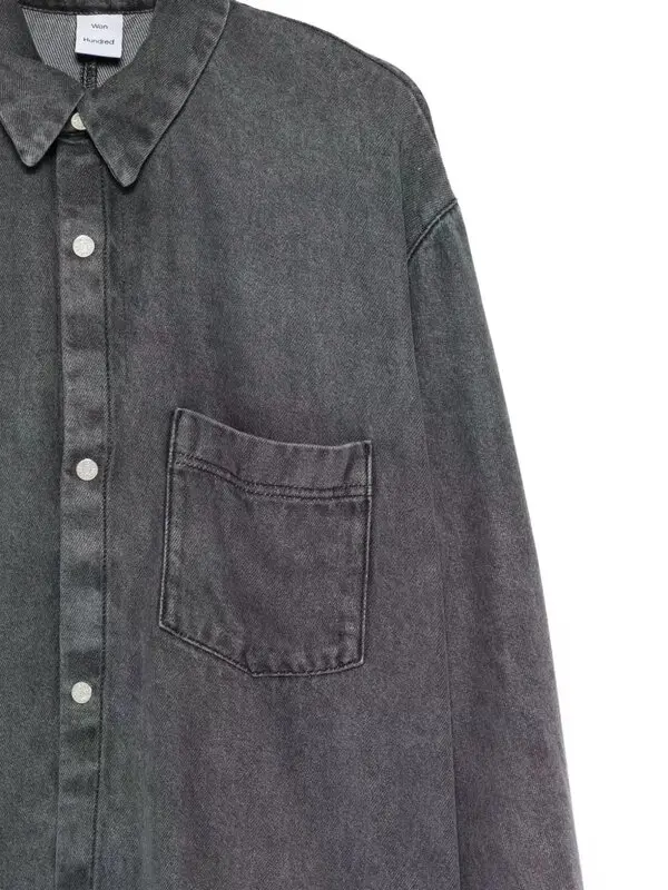 WON HUNDRED Maza Denim Shirt - Grey
