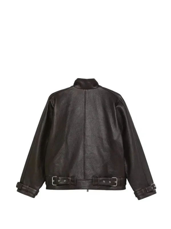 WON HUNDRED Linea Leather Jacket