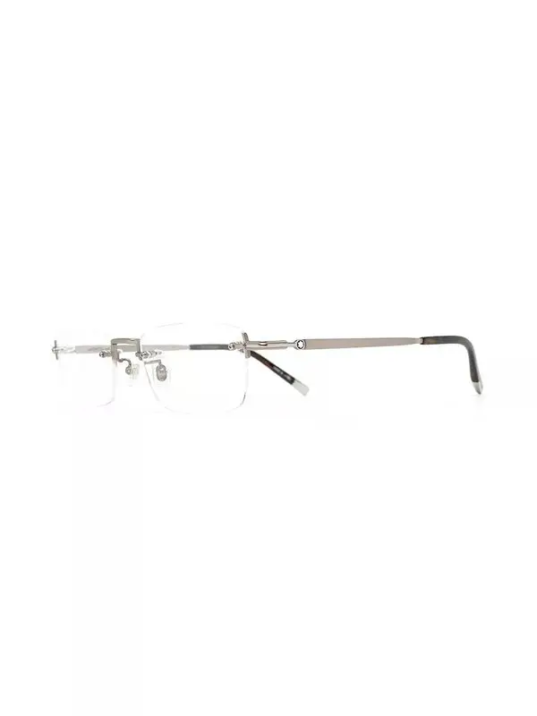 Montblanc Rectangle Rimless Glasses