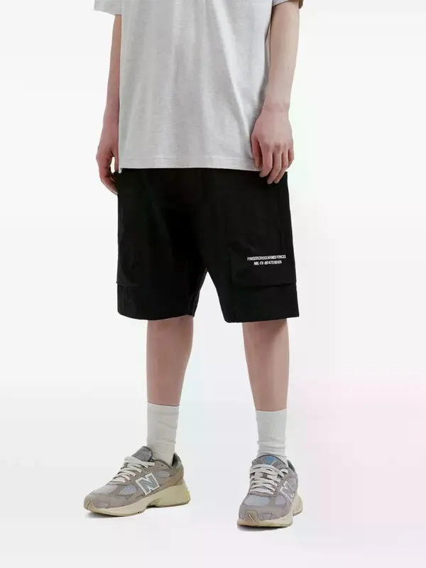 FINGERCROXX Buckle-detail Cargo Shorts