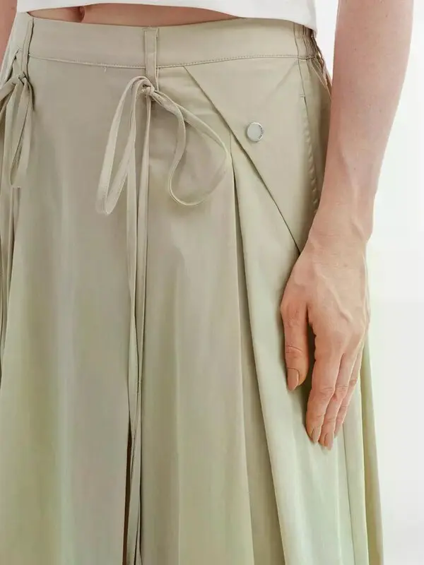 MUSIUM DIV. Pleated Midi Skirt - Neutrals