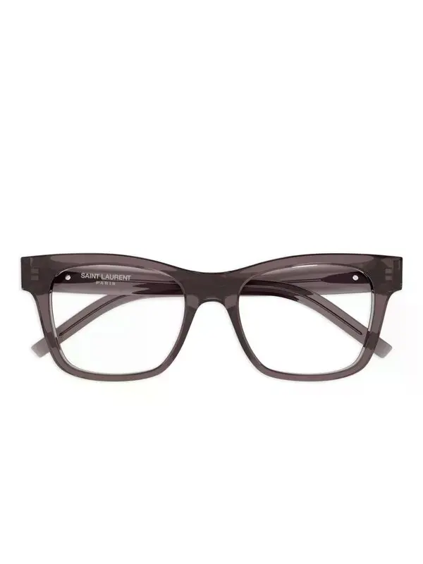 Saint Laurent Square-frame Sunglasses - Brown