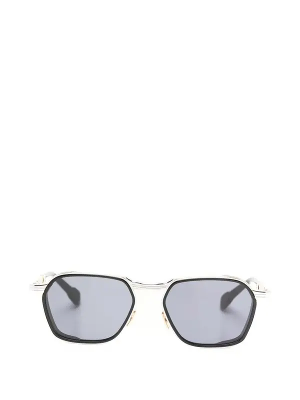 JACQUES MARIE MAGE Geometric Frame Sunglasses