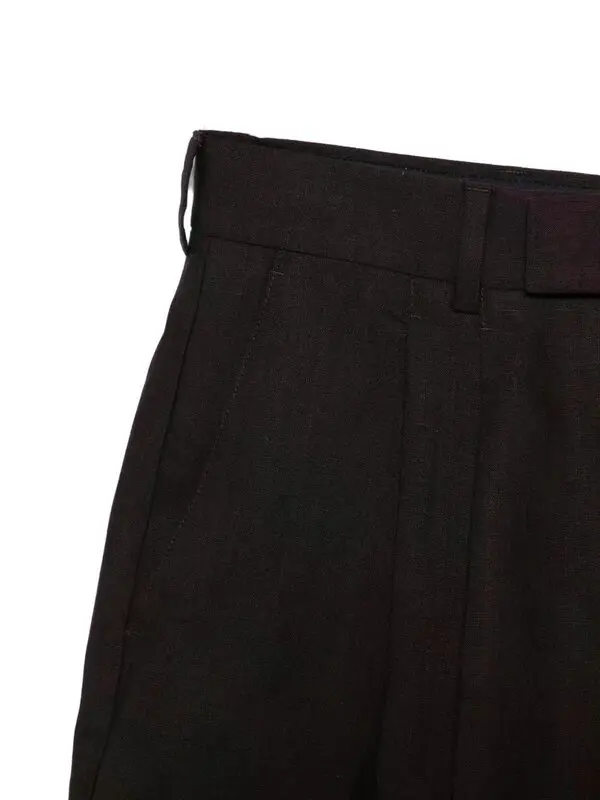 Paul Smith Pleated Shorts - Brown