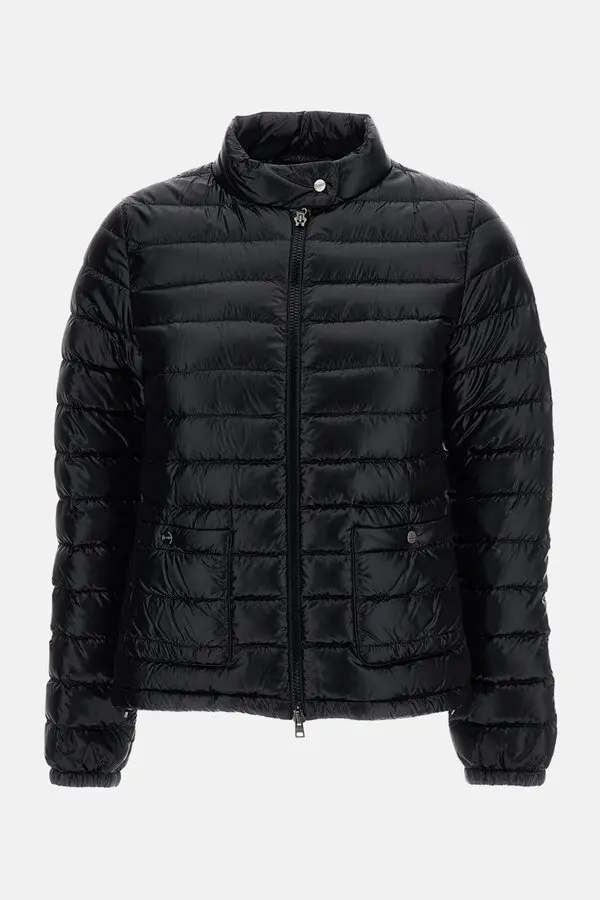 Herno Short Puffer Jacket With Pockets - Black