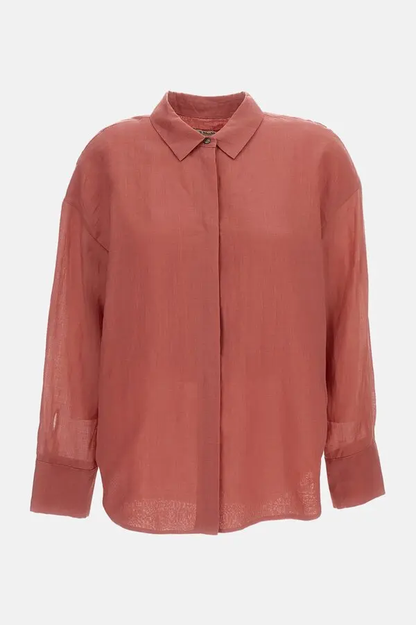Max Mara Embrace Long-sleeve Shirt - Red