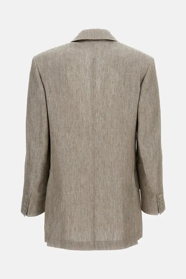Max Mara Olimpia Linen Blazer - Beige