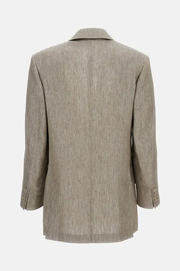 Max Mara Olimpia Linen Blazer - Beige