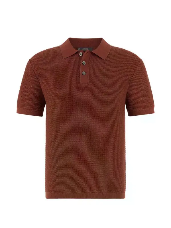 Boggi Milano Button-up Polo Shirt