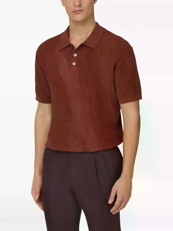 Boggi Milano Button-up Polo Shirt