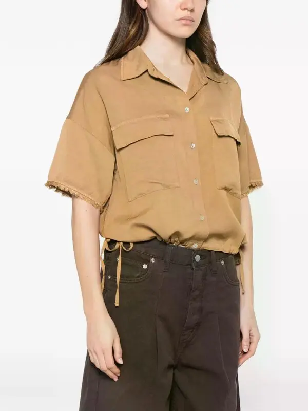 Dixie Patch-pocket Fringed Shirt