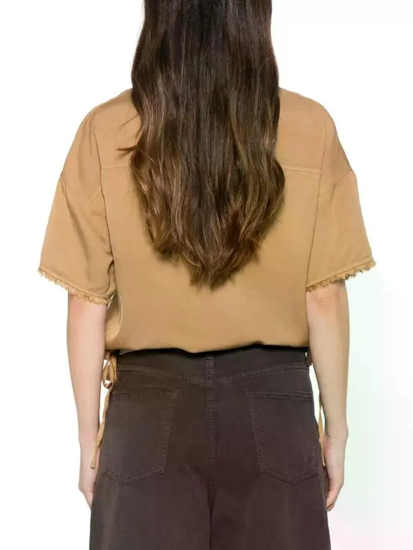 Dixie Patch-pocket Fringed Shirt